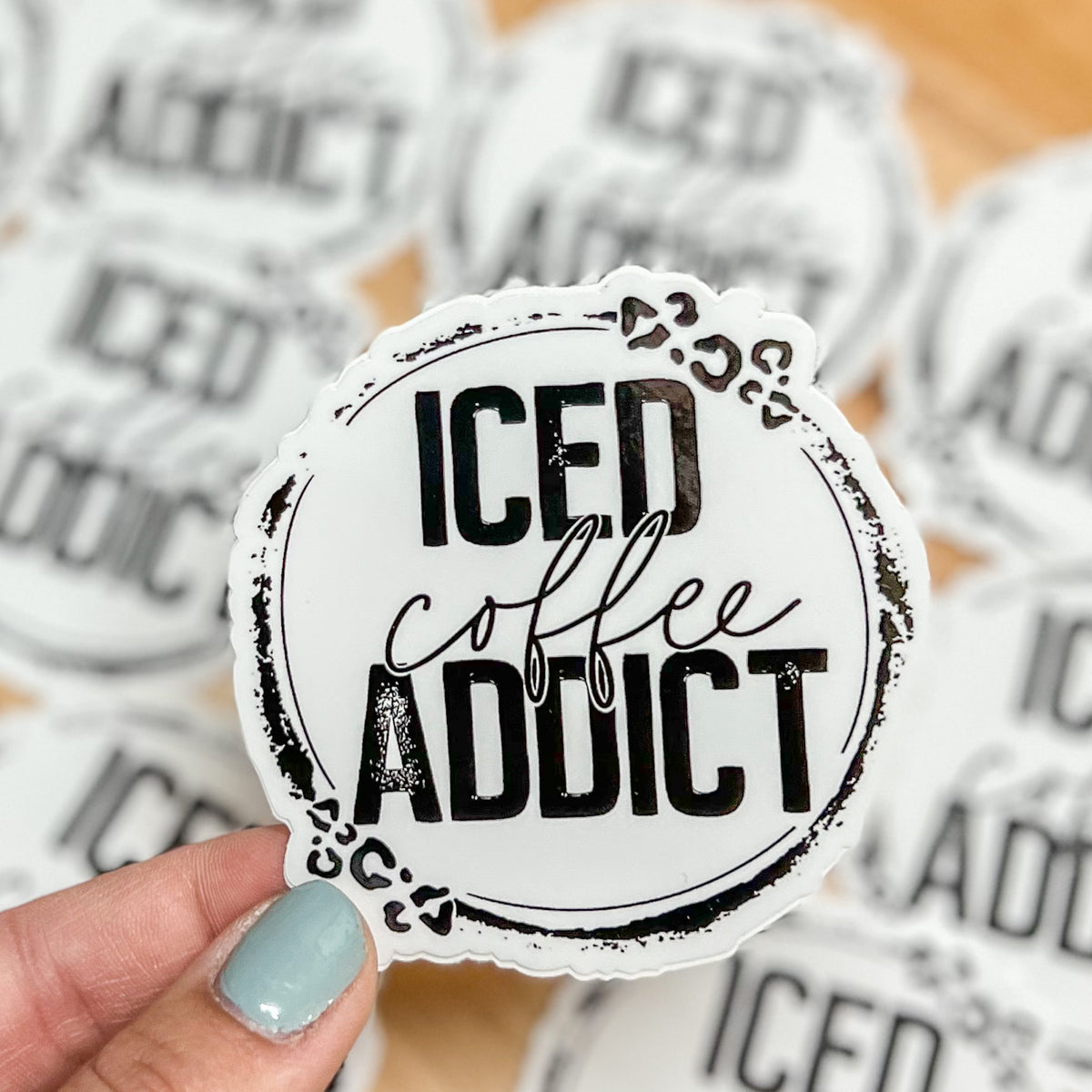 Iced Coffee Addict Sticker – BRAES